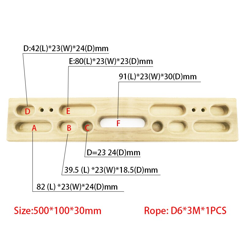 Climbing Board Multifunctional Hanging Wooden Fing... – Grandado