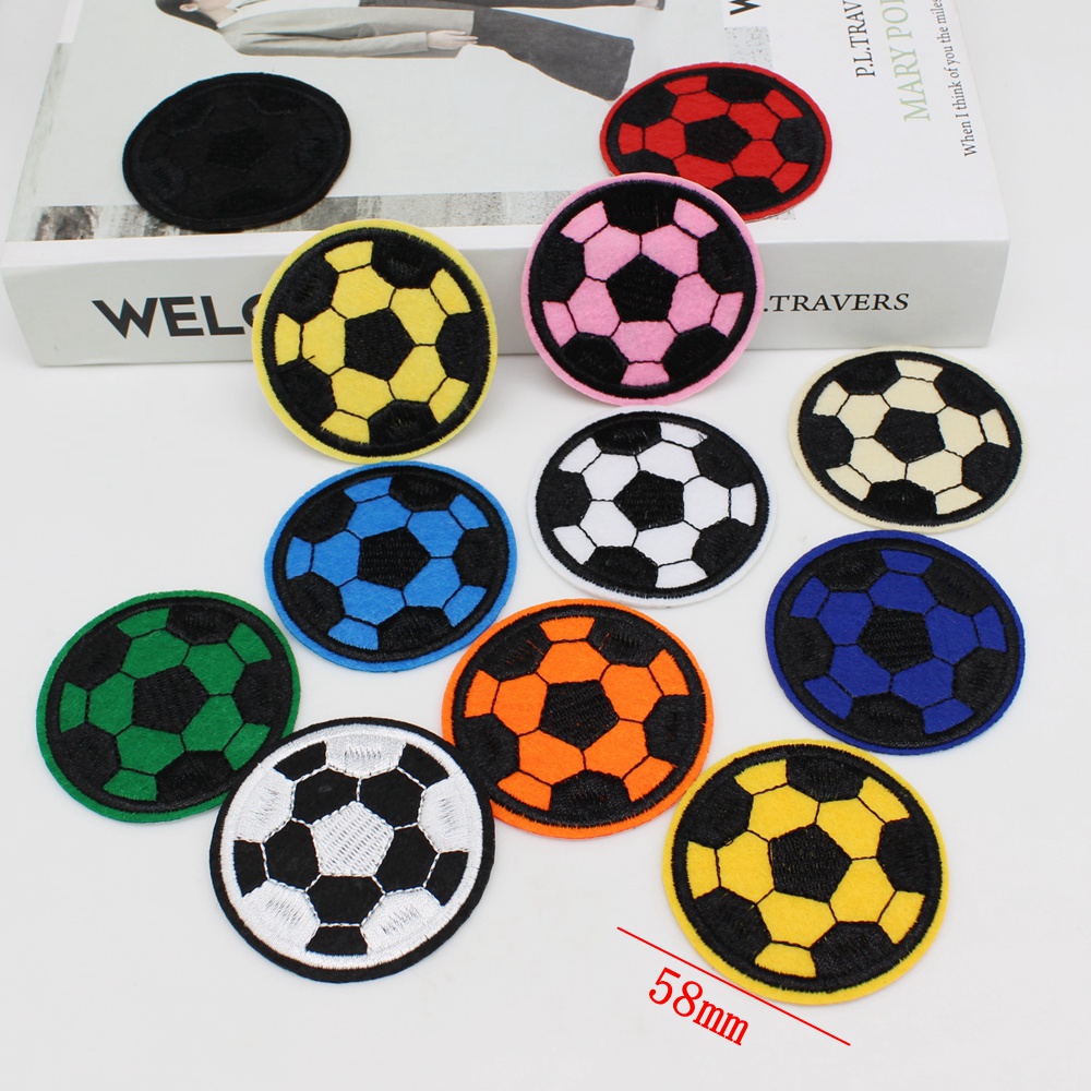 12pcs/l Random football Embroidered Patches for Se... – Grandado