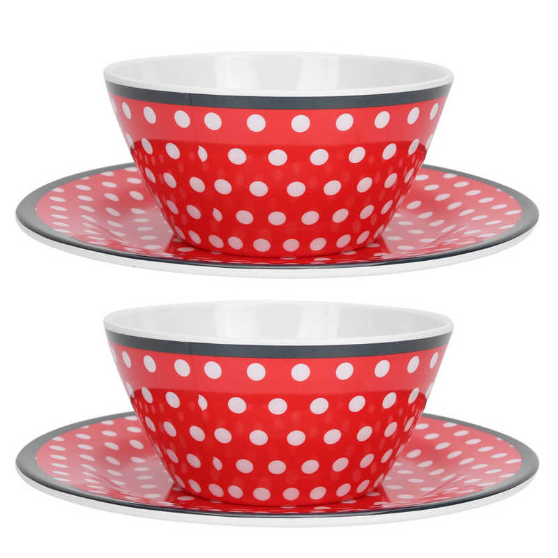 Salade Gereedschap 4 Stuks Salade Schotel Set Rode... – Vicedeal