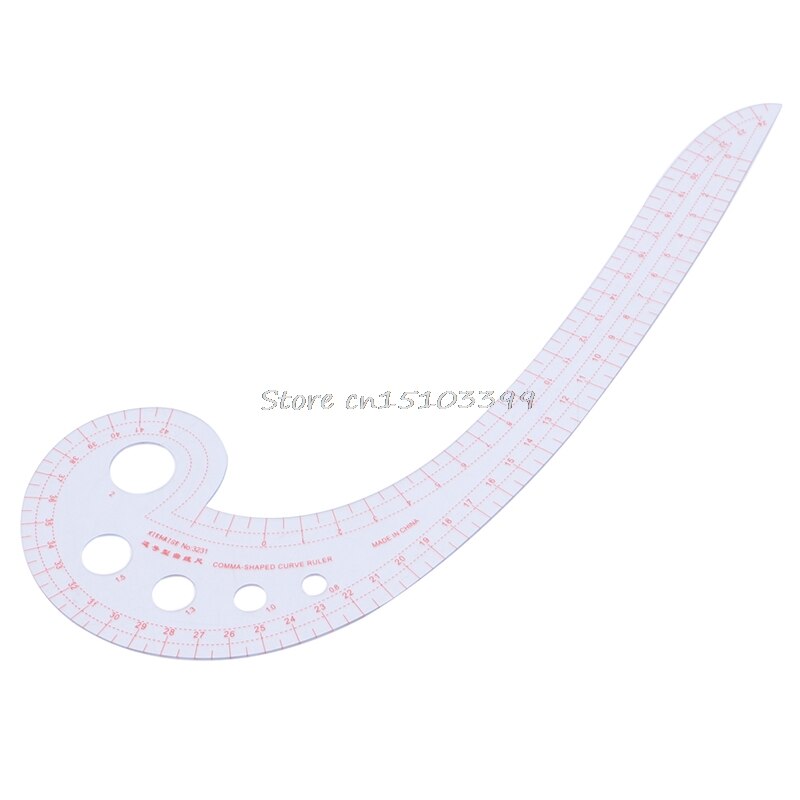 Sewing Ruler Comma Shaped French Curve Plastic Tai... – Vicedeal