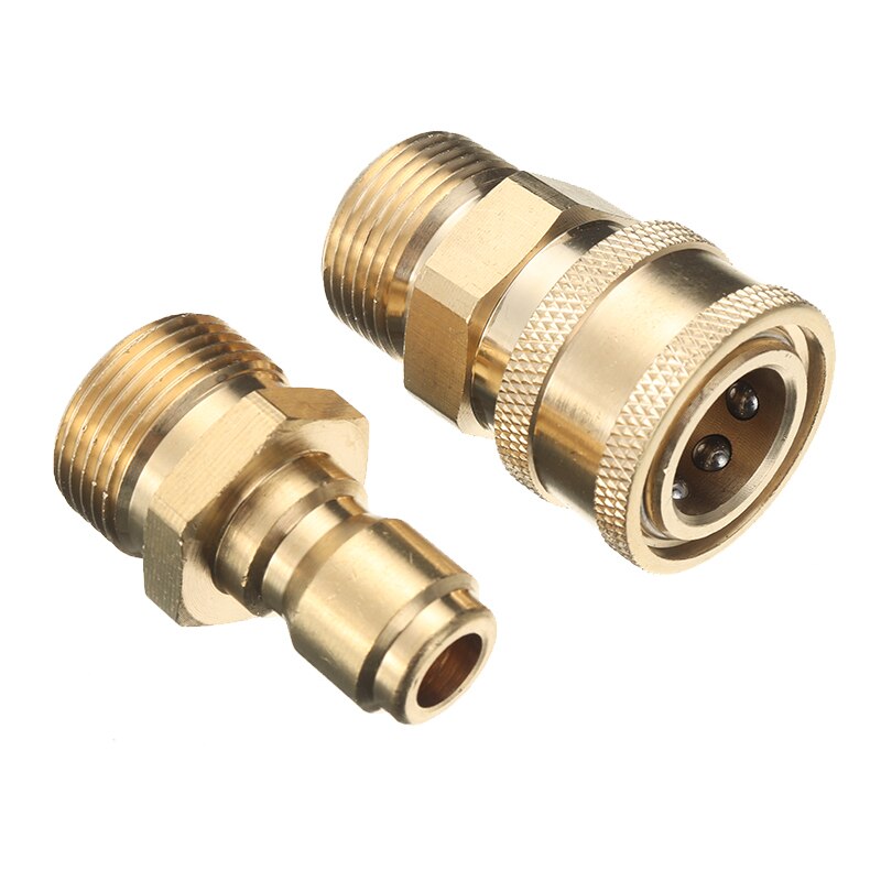 Messing M22 M24 Draad Slang Water Buis Connector T... – Vicedeal