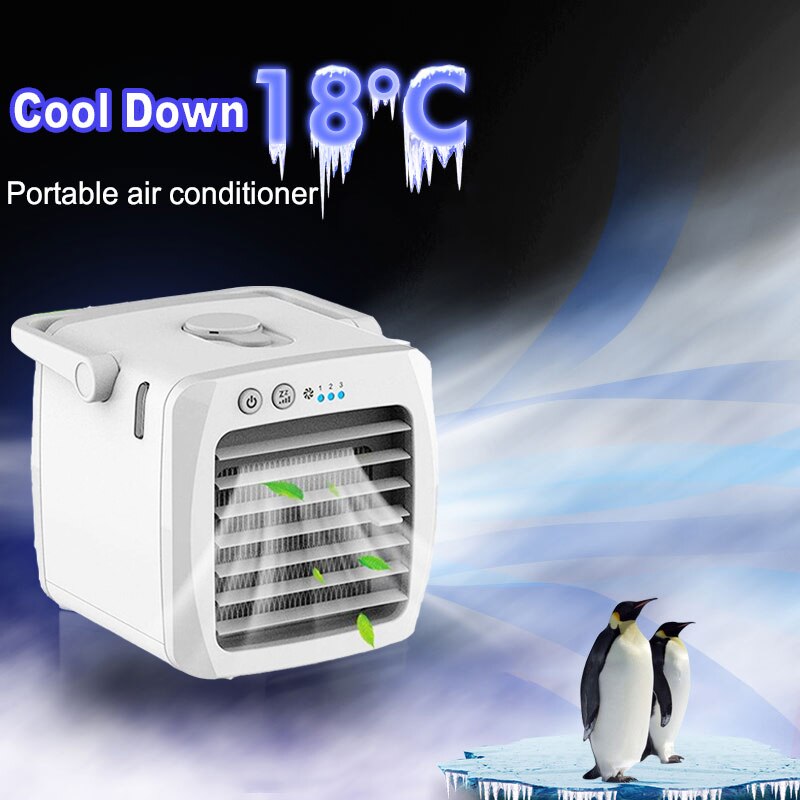 USB Rechargeable Air Conditioner Mini Air Conditio... – Grandado