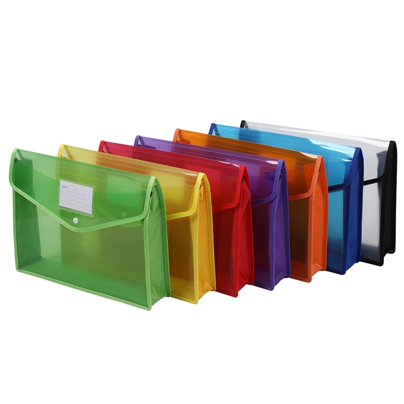 9 Stks/set A4 Plastic Bestand Portemonnee Document... – Grandado