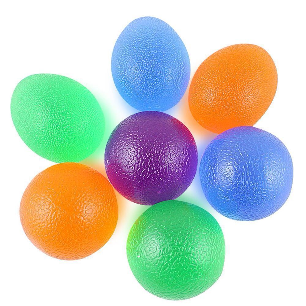Silicone Gel Egg Stress Ball Hand Relax Squeeze Re... – Grandado