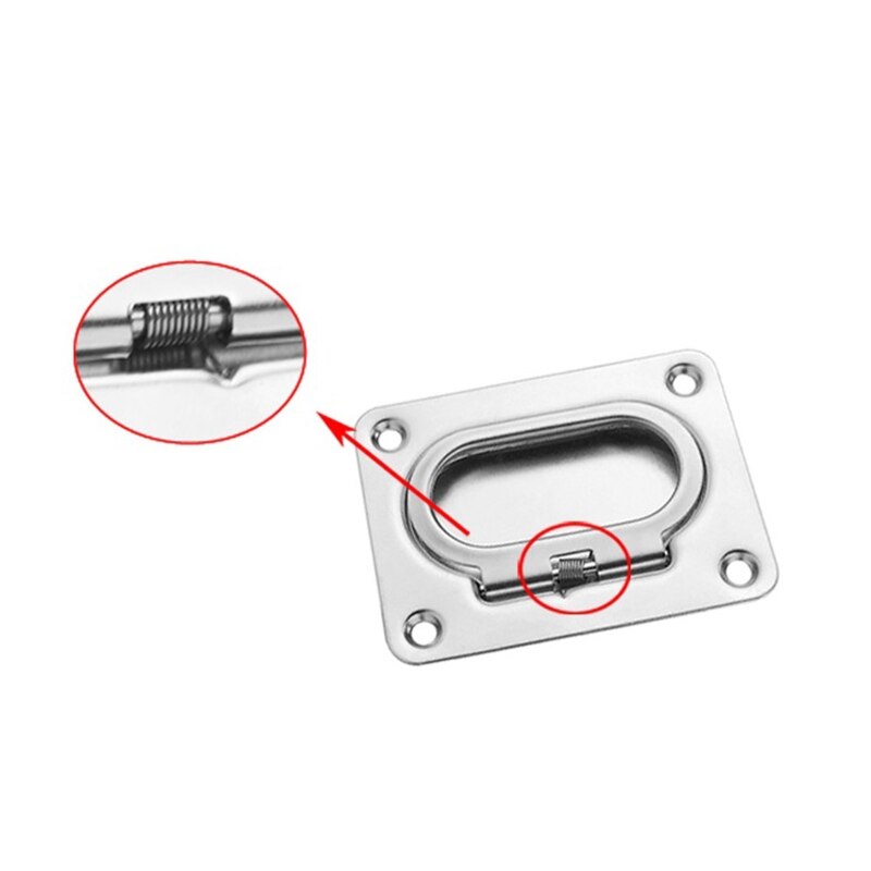 Satinless steel 304 ANTI-RATTLE spring Flush Lift ... – Grandado