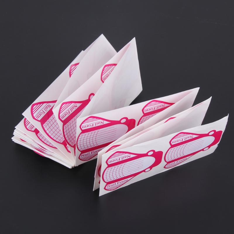 100Pcs Nail Forms Acryl Curve Nagels Gel Nagel Nai... – Vicedeal