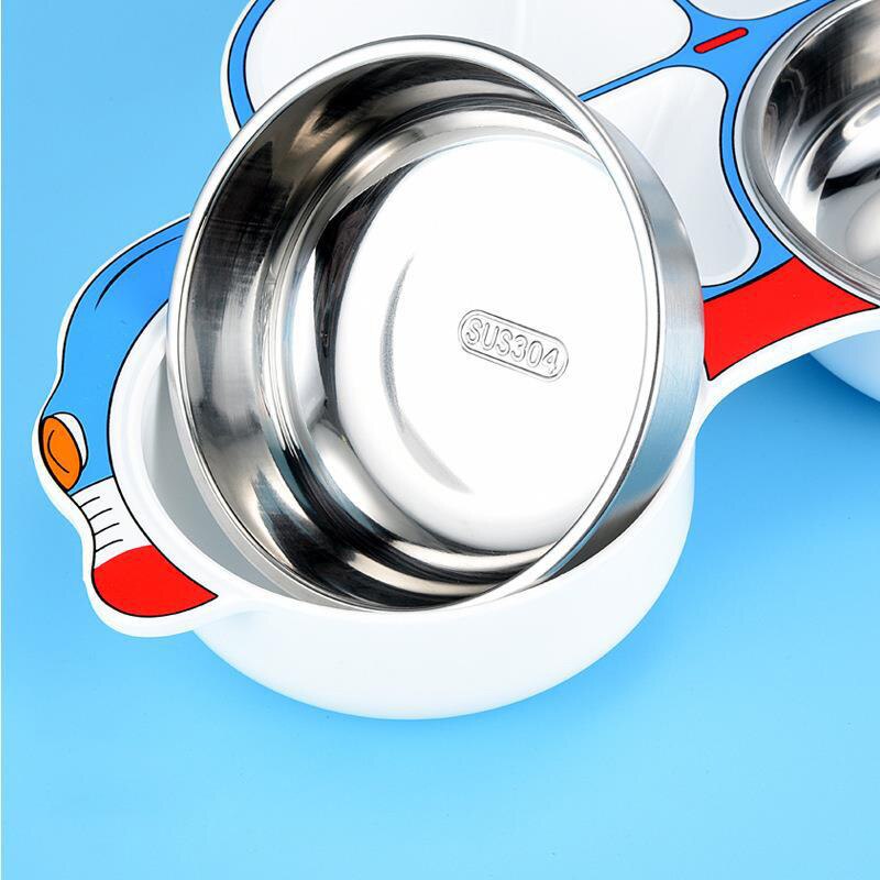 Divided Plates For Kids Cartoon Car Shape Divided ... – Grandado