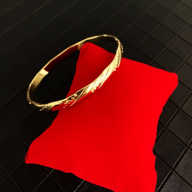 Gold-color Bracelets Women Girls Dubai Circle Brac... – Grandado