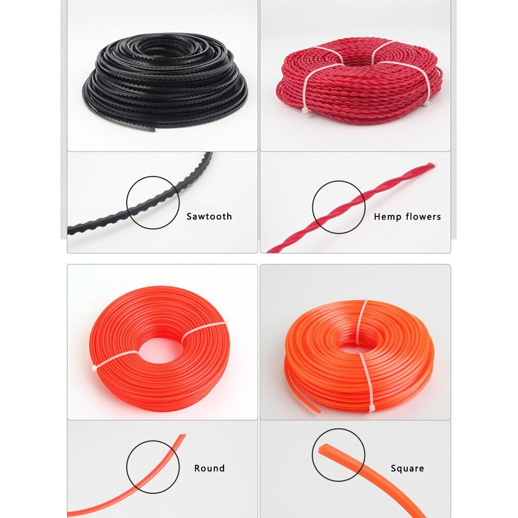 5Type Nylon Trimmer Rope Fine Brush Cutter Head St... – Grandado