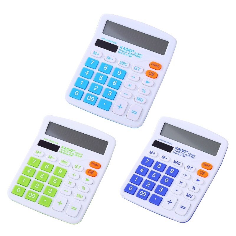 12-Digit Cute Battery Powered Calculator Desktop F... – Vicedeal