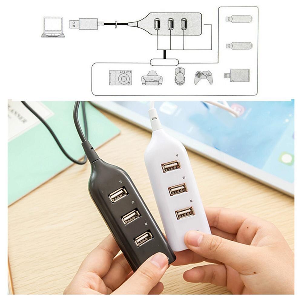 Universal USB Hub 4 Port USB 2.0 with Cable High S... – Grandado