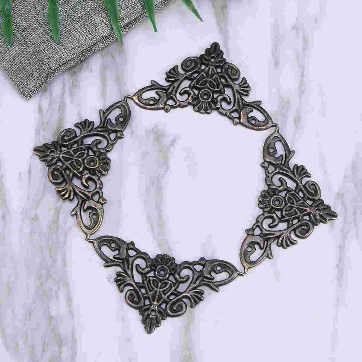 12pcs Retro Corner Protector DIY Metal Zinc Alloy ... – Grandado