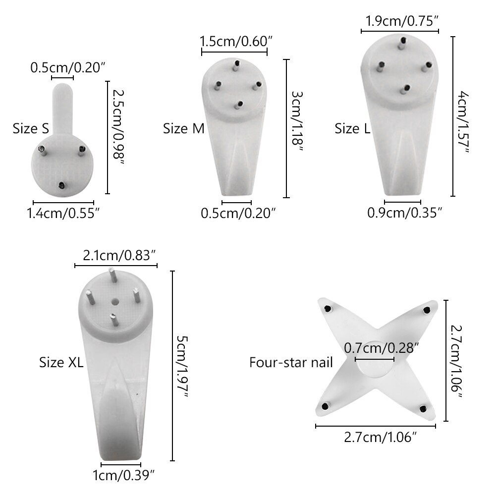 20PCS White Painting Photo Wall Hooks Mount Photo ... – Vicedeal