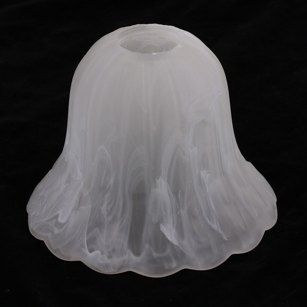 Frosted White Glass Flower Petal Replacement Shade... – Vicedeal