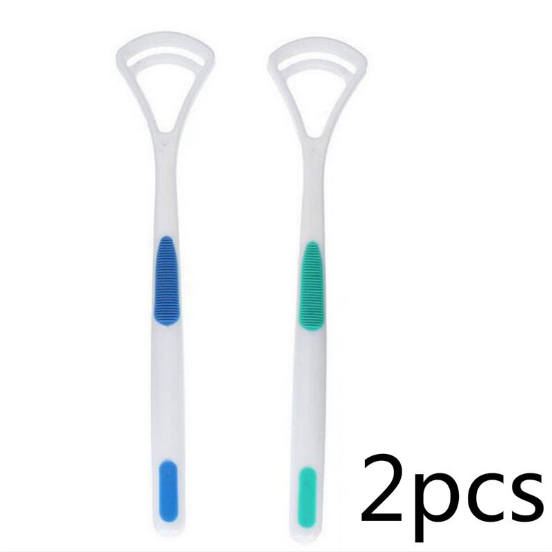 2Pcs Tongue Cleaner Remove Breath Odor Scraper Bru... – Vicedeal