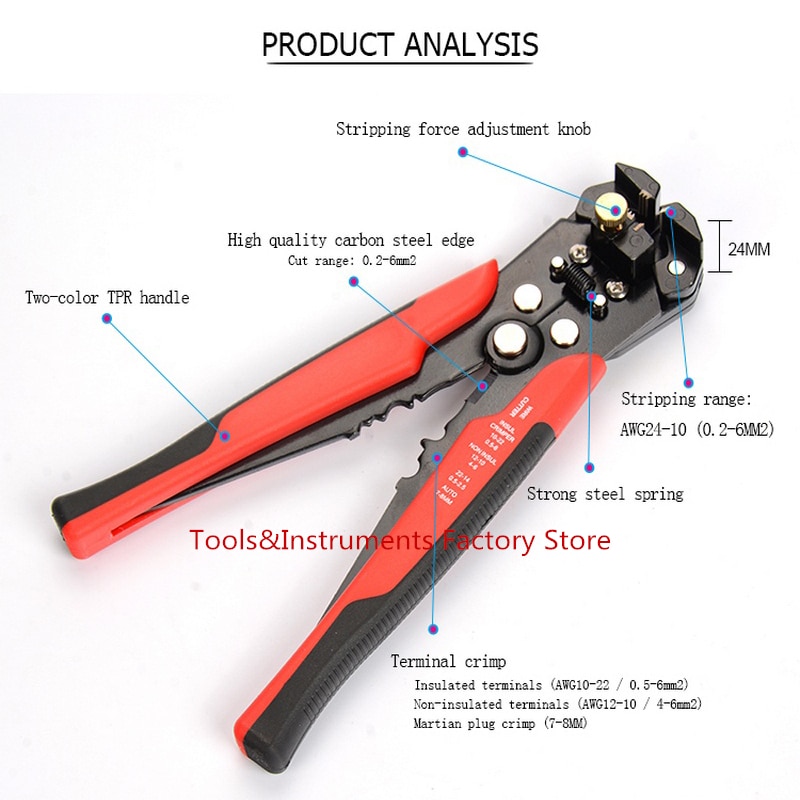 Multifunctionele Wire Stripper Kabel Tang Cutter C... – Grandado