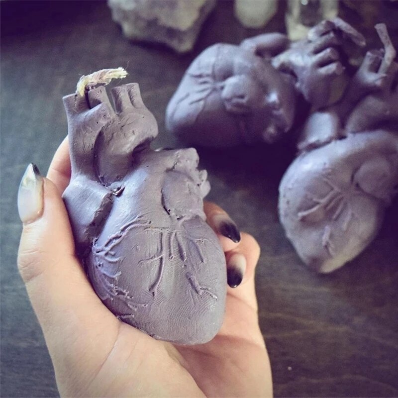 Large Human Heart Organ Silicone Candle Mold for H... – Grandado