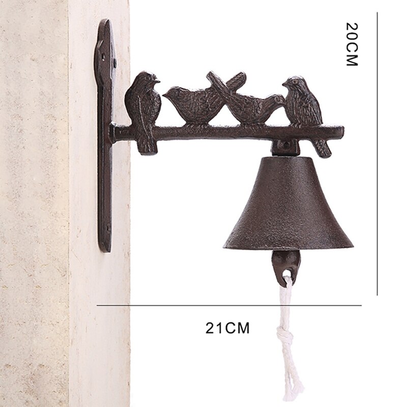 Vintage Cast Iron Wall Mounted Doorbell European C... – Vicedeal