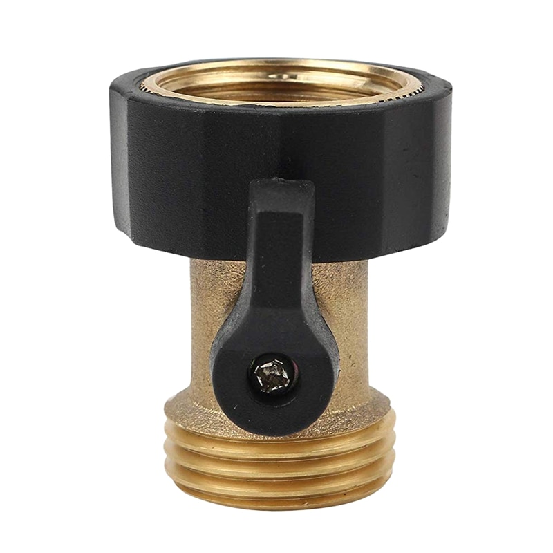 Solid Brass Hose Shut-Off Valve with Jet Sweeper S... – Vicedeal