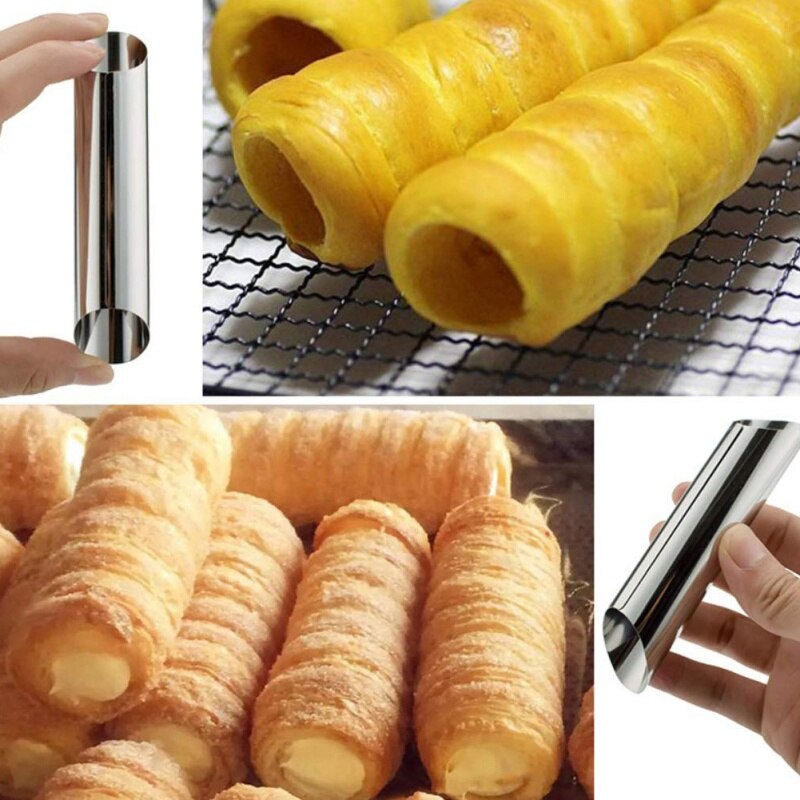 10PCS Spiral Croissant Bread Pipe Mold Stainless S... – Grandado
