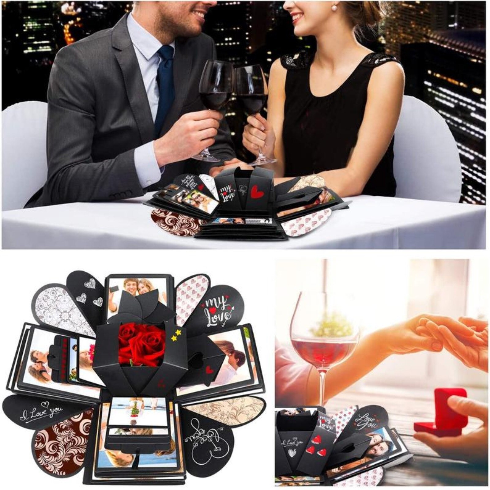Explosie Geschenkdoos Verrassing Liefde Papier Ops... – Vicedeal