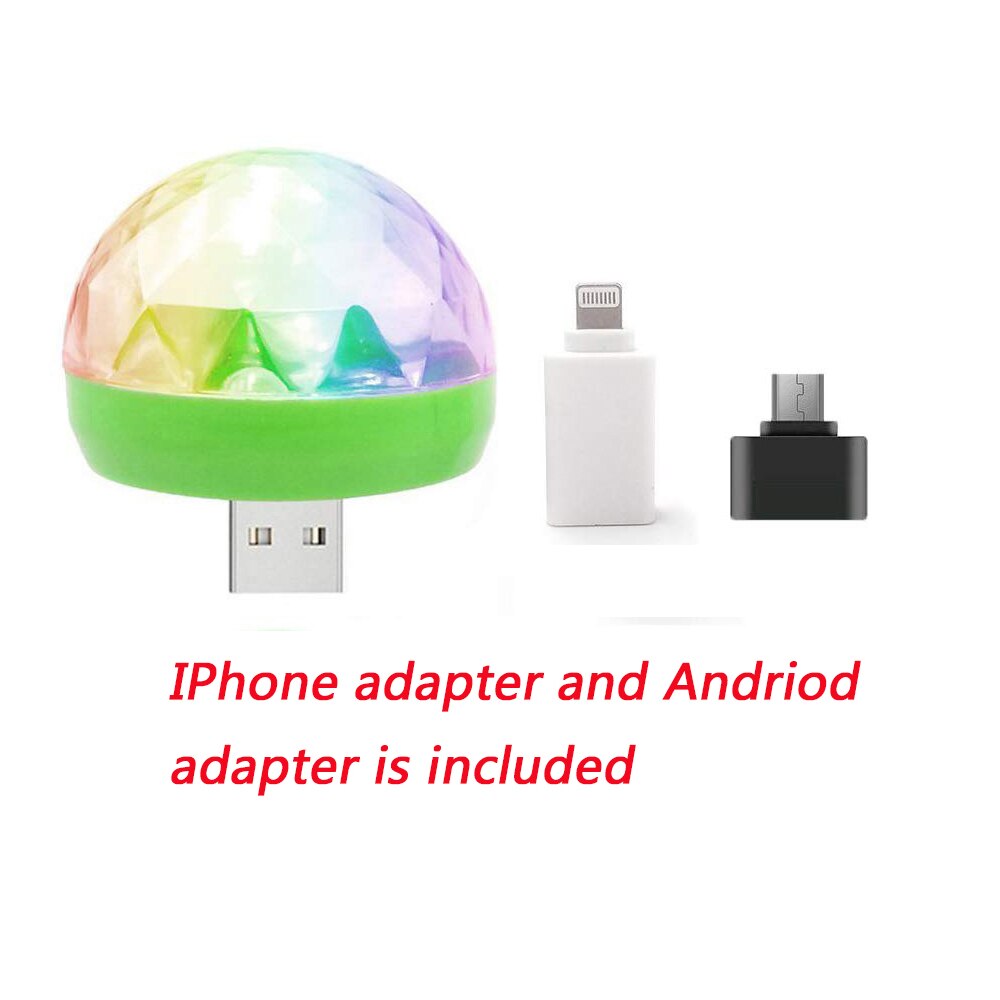 Sound Activated Rotating Disco Ball DJ Party Light... – Vicedeal