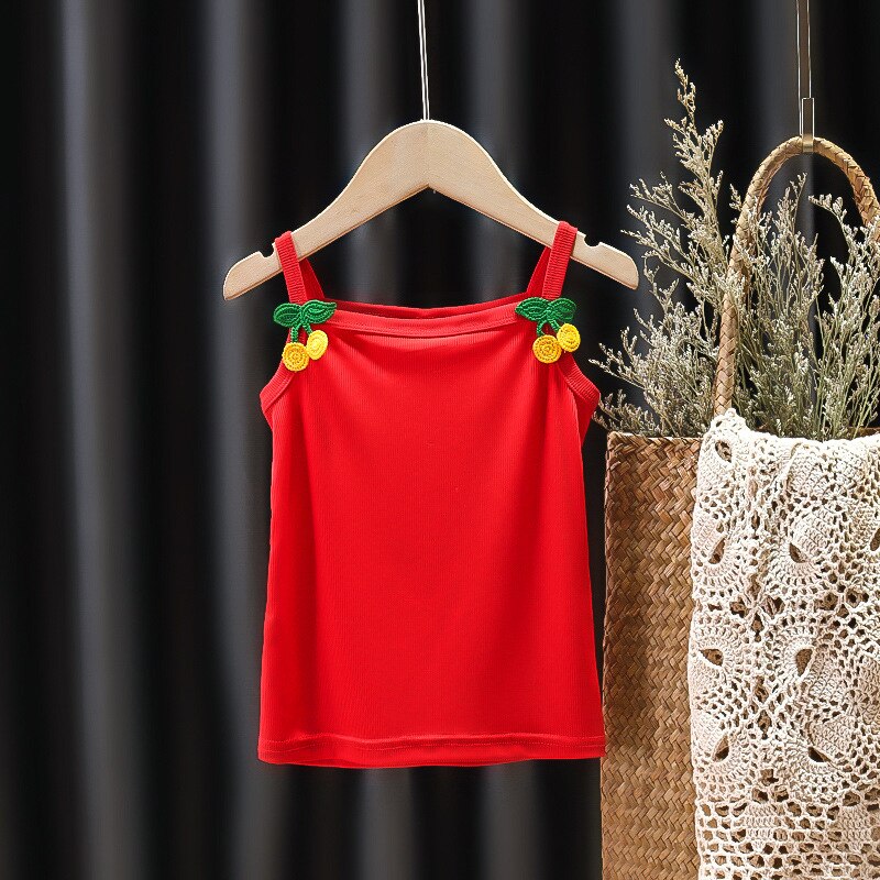 Summer Thin Baby Girls Vest Camisole Solid Color C... – Vicedeal