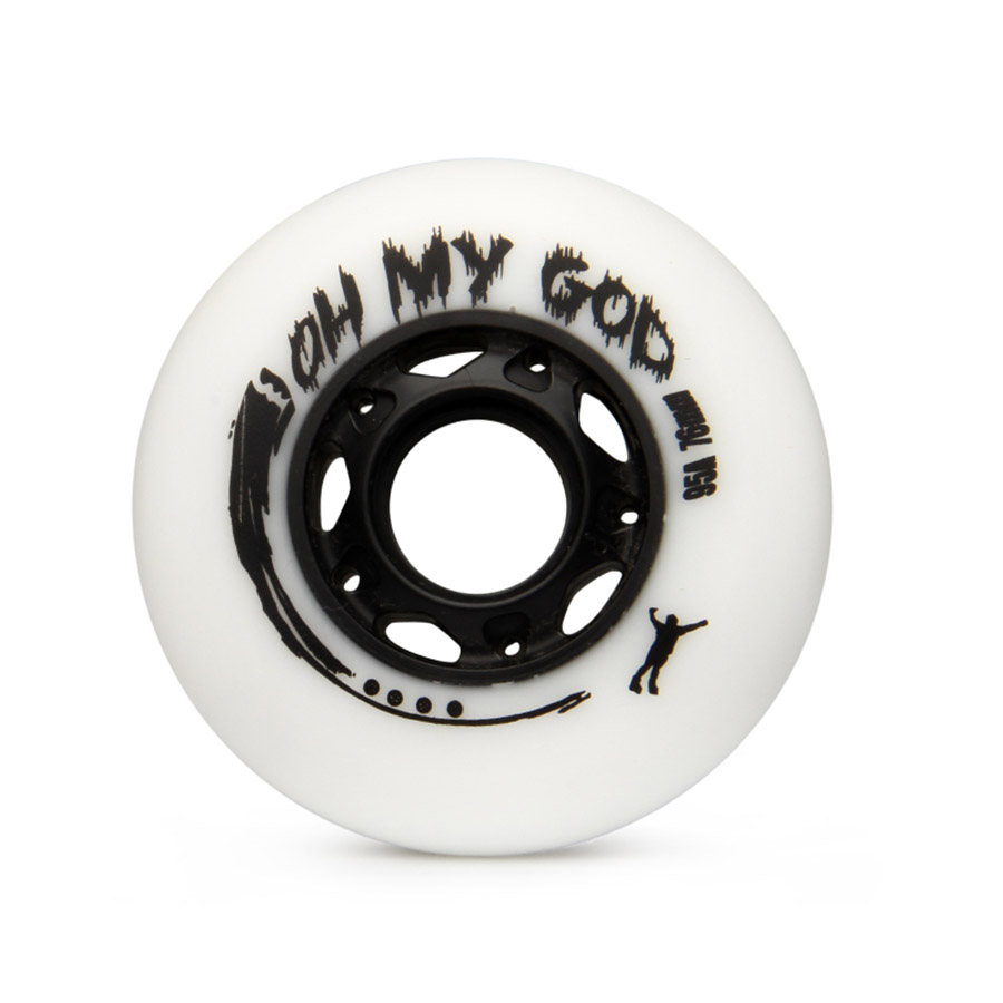Oh My God Inline Skate Wheels Resistant 95A Hardne... – Grandado