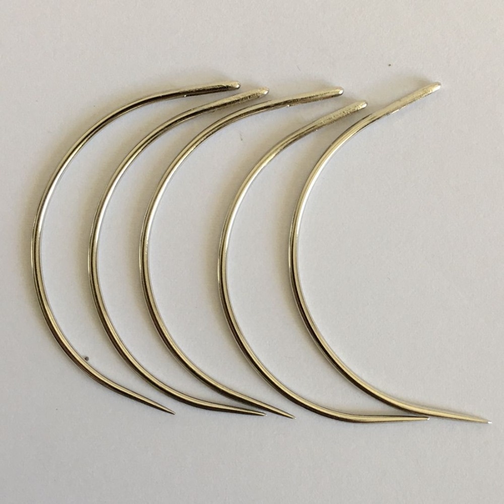 25 Pcs 6.5cm C Shape Curved Wig Needles Hair Croch... – Vicedeal