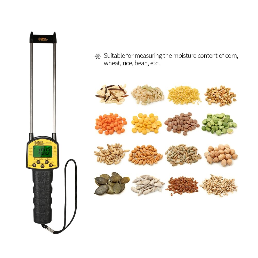 Handheld Digital Moisture Meter Grain Moisture Met... – Grandado