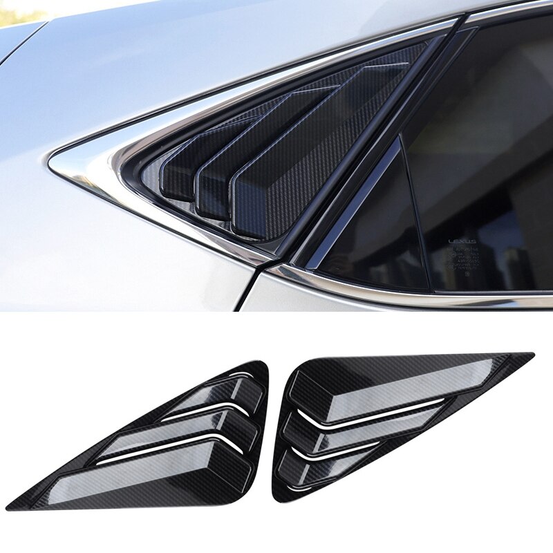 Carbon Fiber ABS Car Rear Side Window Triple-corne... – Grandado