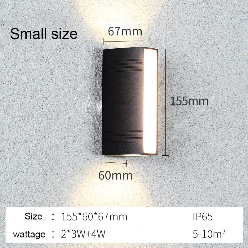 Led outdoor wall garden outdoor corridor hallway s... – Vicedeal