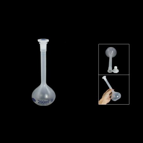 SOSW 250ml Long Neck Clear White Plastic Volumetri... – Grandado