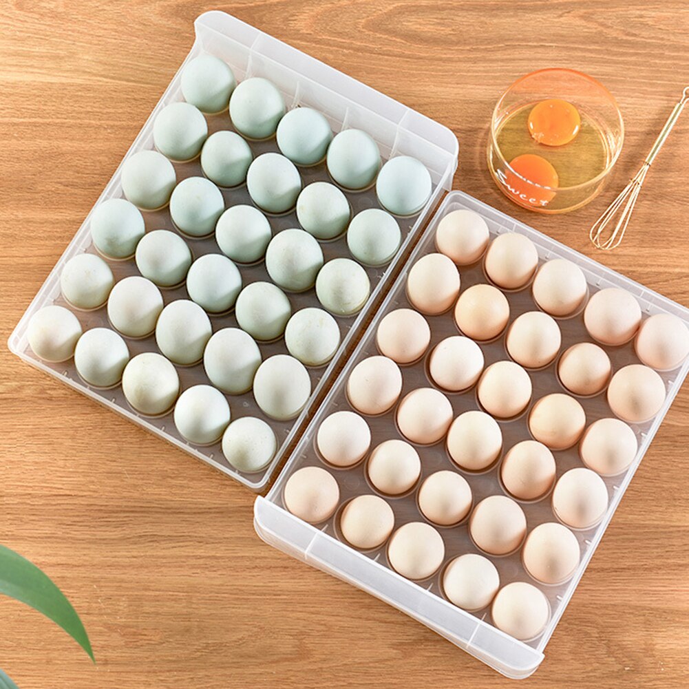 30/60 Cavity Egg Storage Case Plastic Box Kitchen ... – Grandado