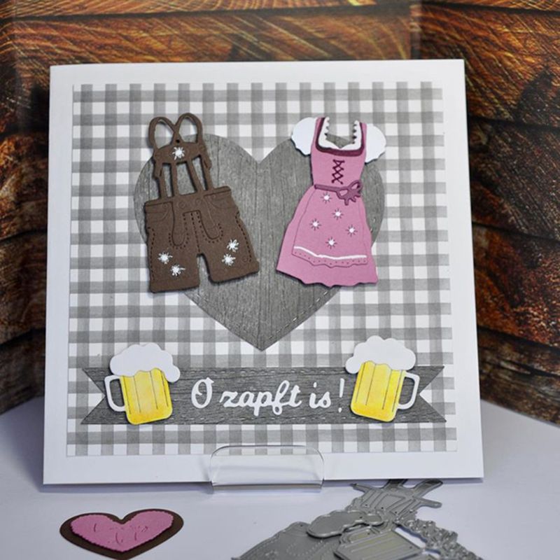 Beer Metal Cutting Dies Stencil Scrapbooking DIY A... – Grandado
