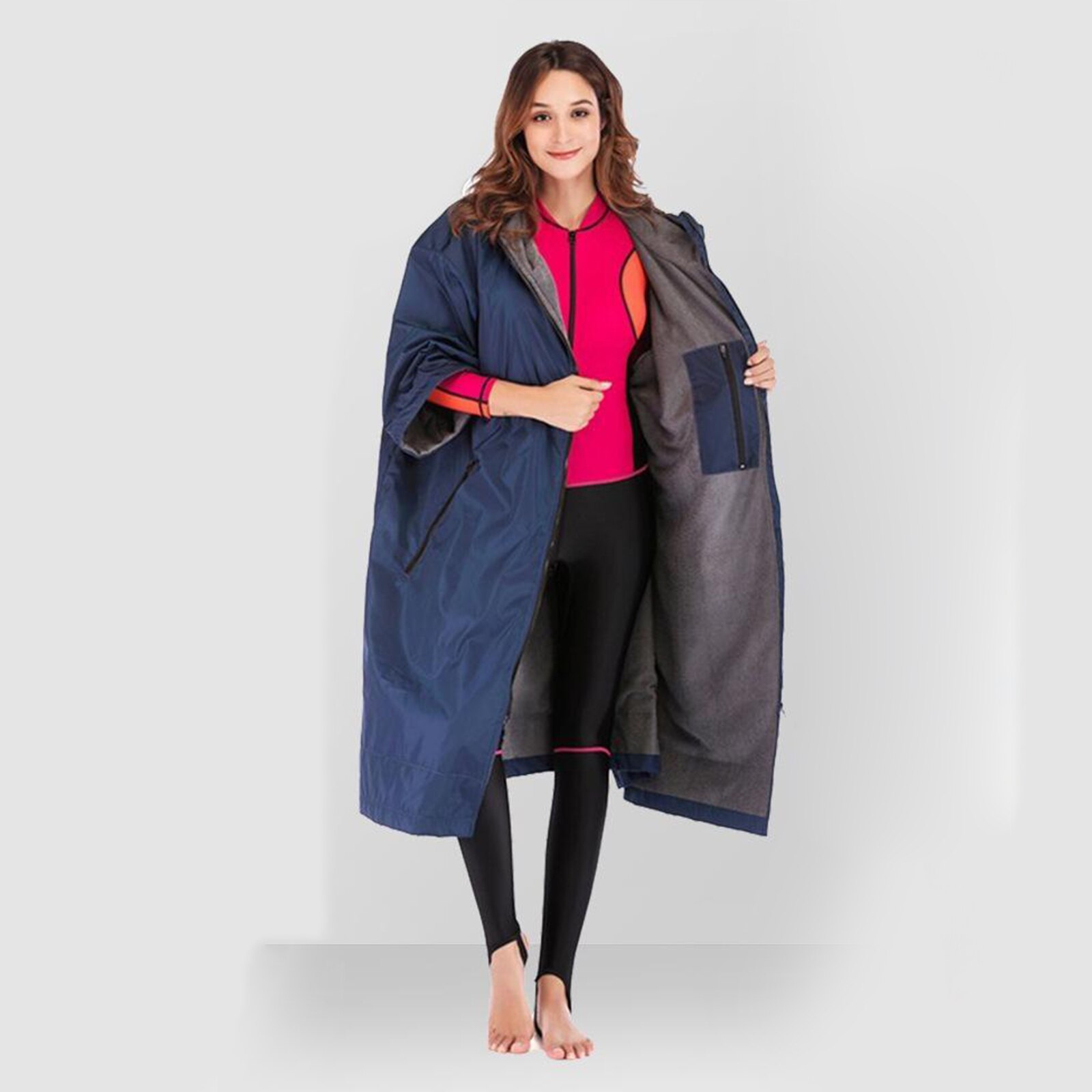 Water Sports Cloak Thermal Changing Robe Jacket Wi... – Vicedeal