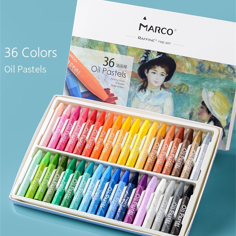 24/36 Colors Oil Pastel for Beginner Student Graff... – Vicedeal