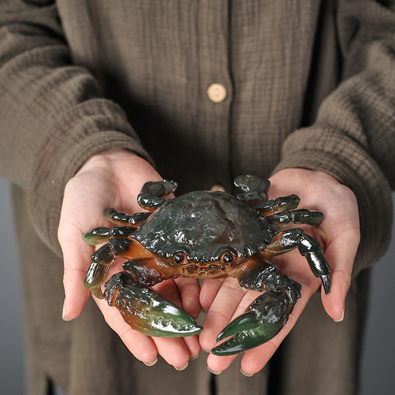 Color Change Crab Tea Pet Ornaments Personality Ca... – Grandado