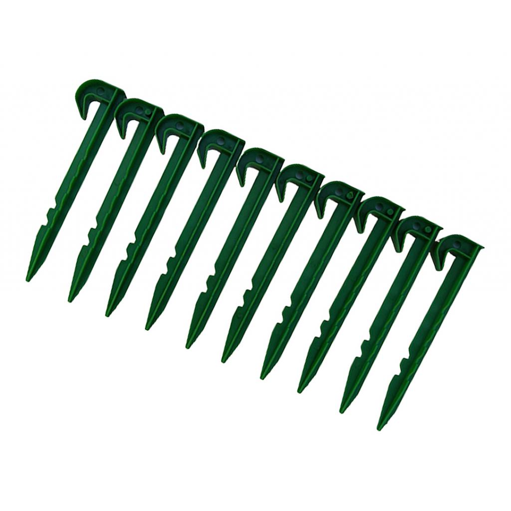 10-pack 14.6cm Garden Plastic Stakes Tent Pegs Anc... – Grandado