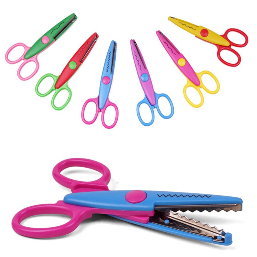 Scrapbook photo album DIY Laciness Zig Zag scissor... – Vicedeal