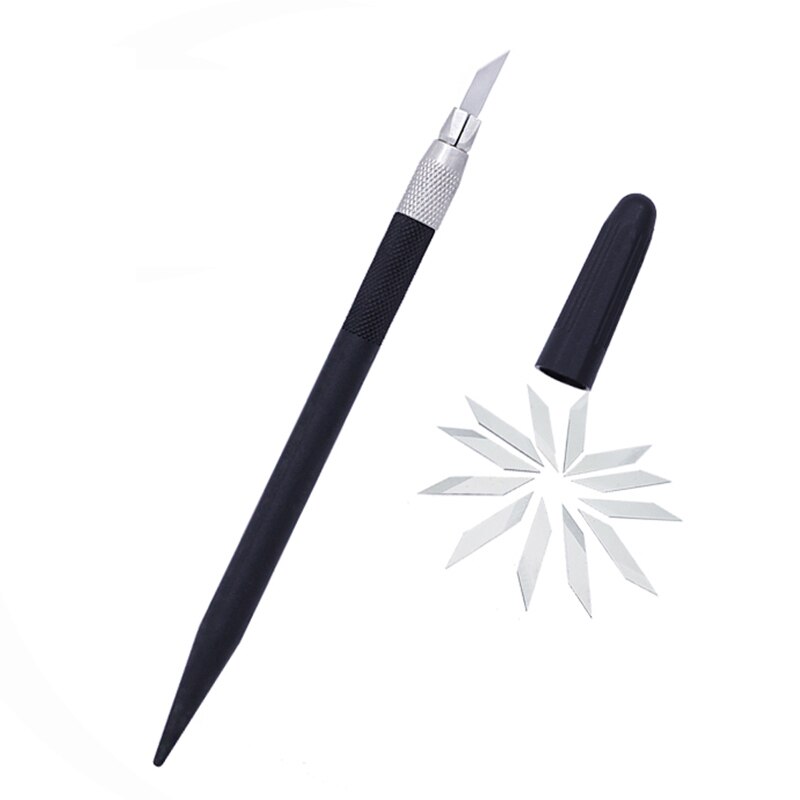 Lmdz 1 st precisionskniv med 10 utbytbara blad, lä... – Grandado