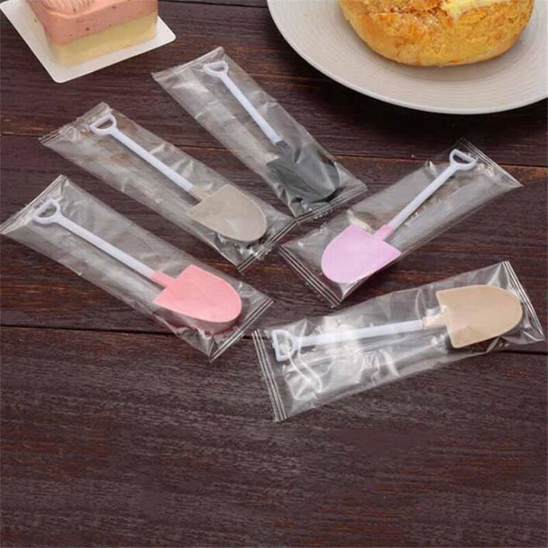 Cucharas de postre 100 unids/pack de plástico dese... – Grandado