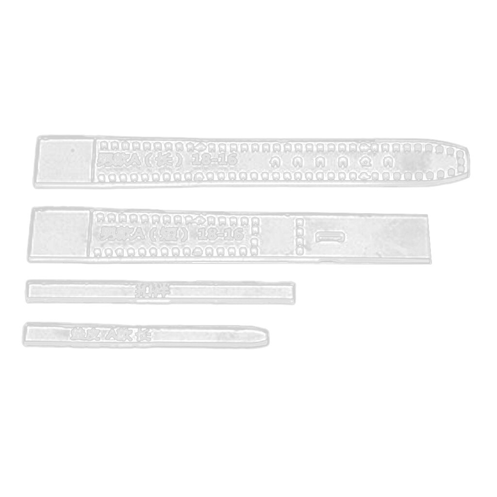 4pcs Leather Craft Clear Acrylic Watch Strap Band ... – Grandado