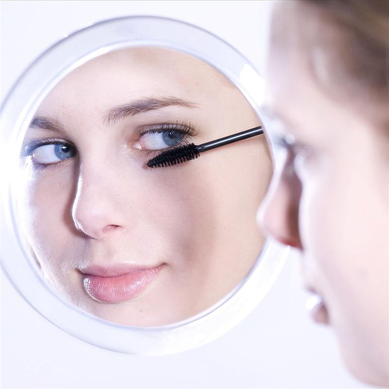 10x Magnifying Round Mirror Make Up Folding Pocket... – Vicedeal