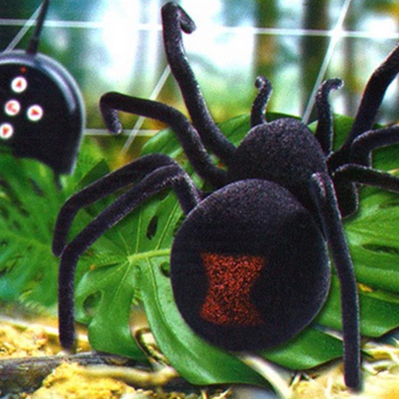 Remote Control Soft Scary Plush Creepy Spider Infr... – Grandado
