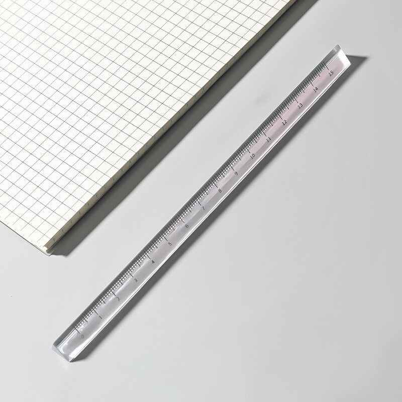 Simple Transparent Triangle Ruler Student Drawing ... – Vicedeal