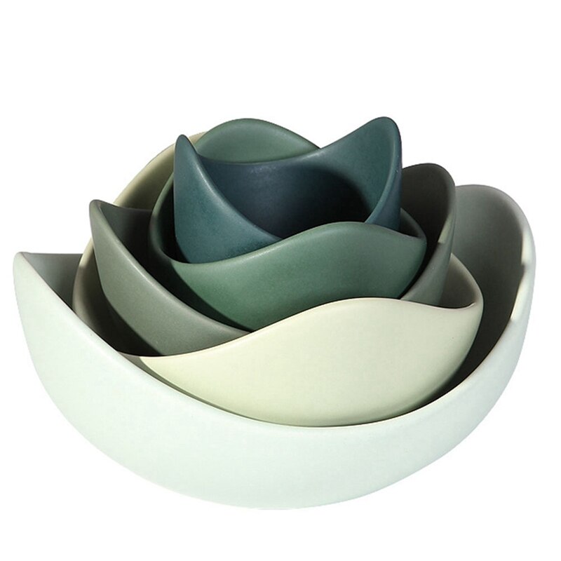 LUDA Lotus Ceramic Bowl Dishes and Plates Sets Fru... – Grandado