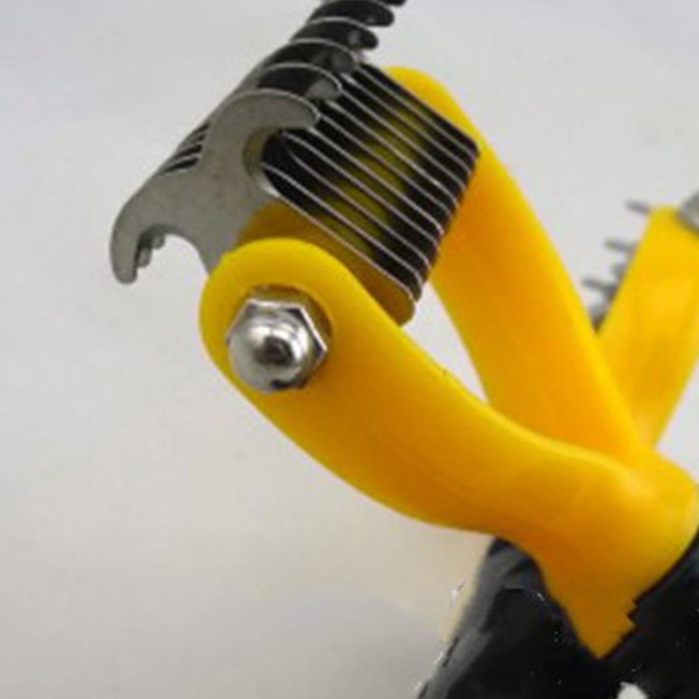 Pet open knot nail comb stainless steel magic hair removal comb – Grandado