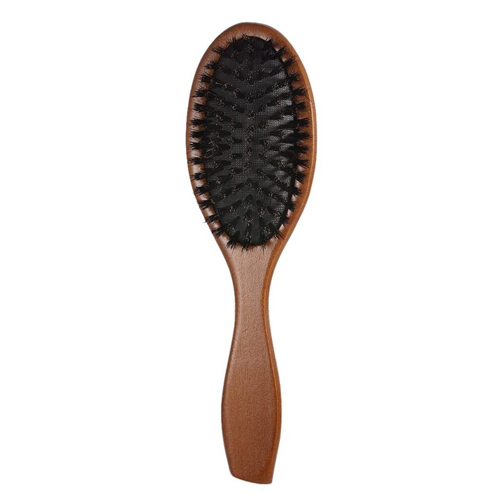 Natural Boar Bristle Hairbrush Massage Comb Anti-s... – Grandado