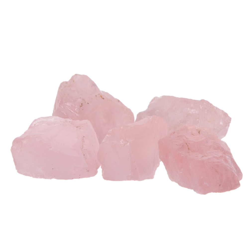 Gemas naturales de cuarzo rosa, 100g, piedra curat... – Grandado